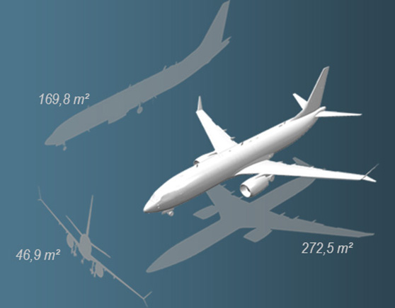 Projizieren von 3D-Modellen auf 2D-Ebenen
