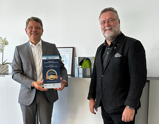 Bürgermeister besucht invenio Virtual Technologies